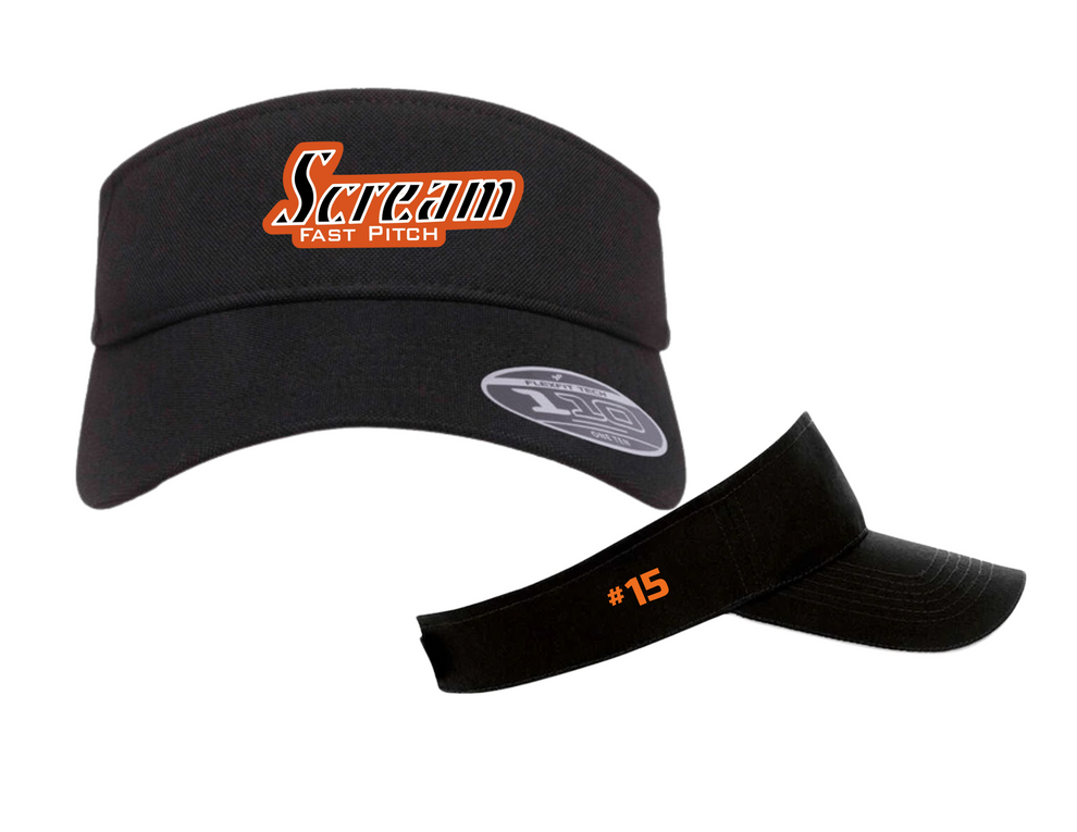 Scream Softball Team Visor – BleacherYeti.com