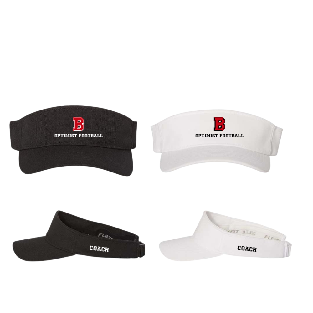 Coaches Flexifit Visor – BleacherYeti.com