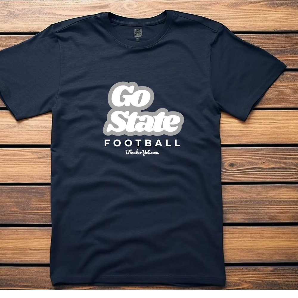 Go State Navy Tee – BleacherYeti.com